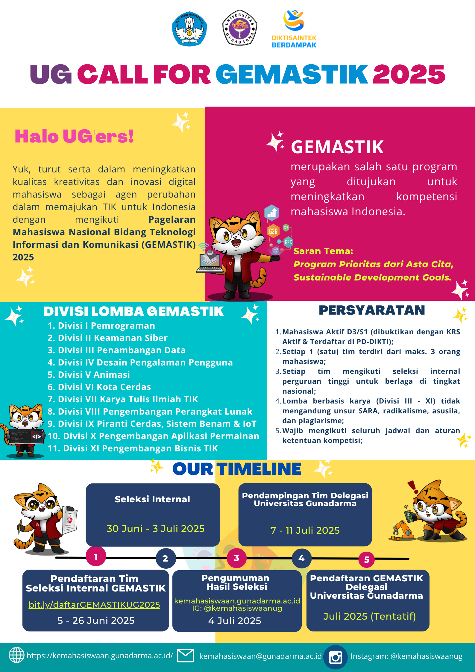 PENDAFTARAN CALON PESERTA PAGELARAN MAHASISWA NASIONAL BIDANG TEKNOLOGI INFORMASI DAN KOMUNIKASI ...